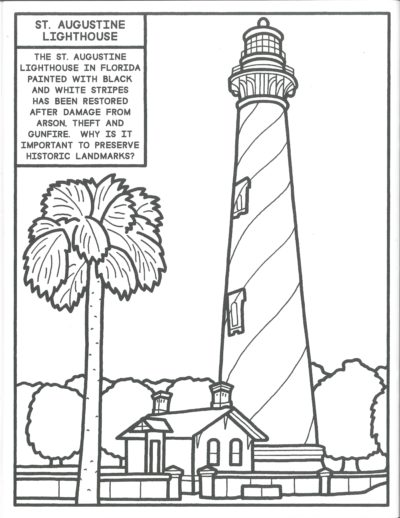 St. Augustine Lighthouse COLORING SHEETS! - St Augustine Light House