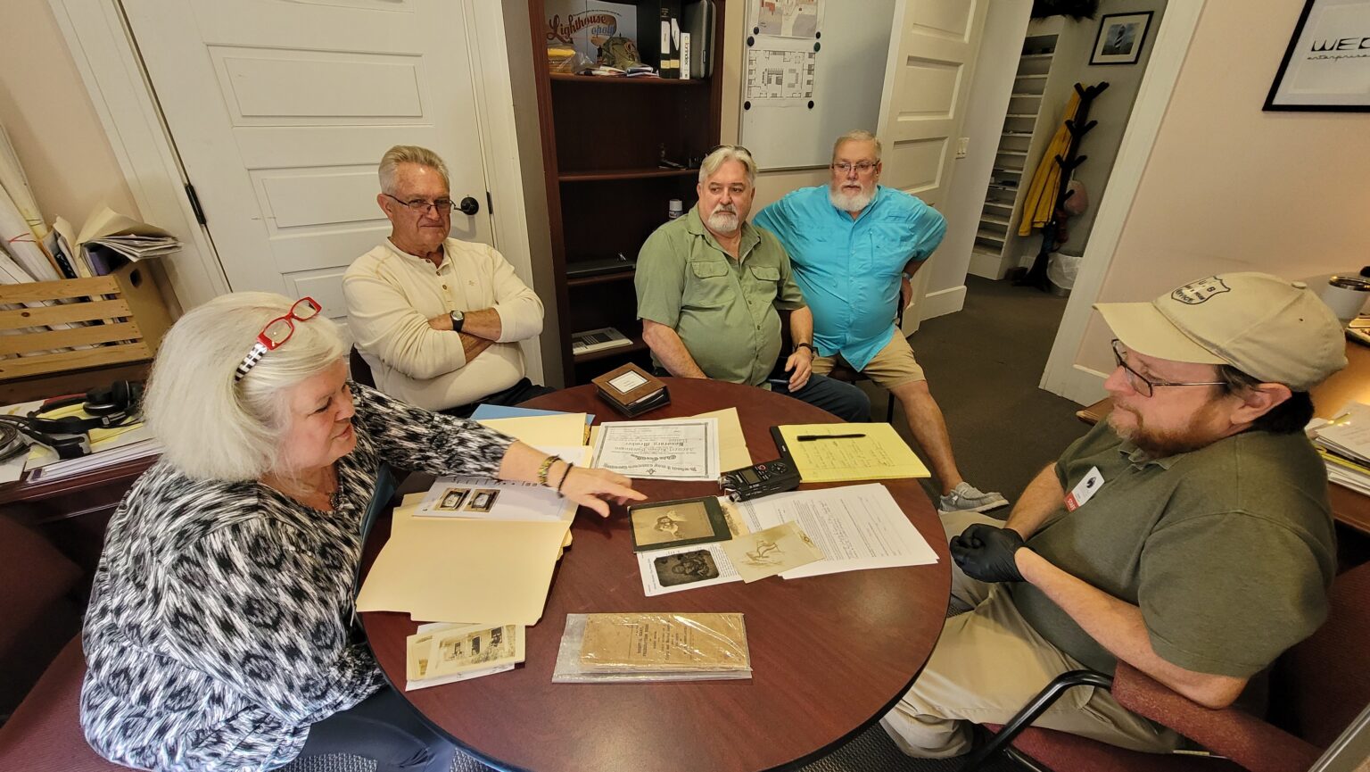 Pittee Descendants Visit the Museum - St Augustine Light House