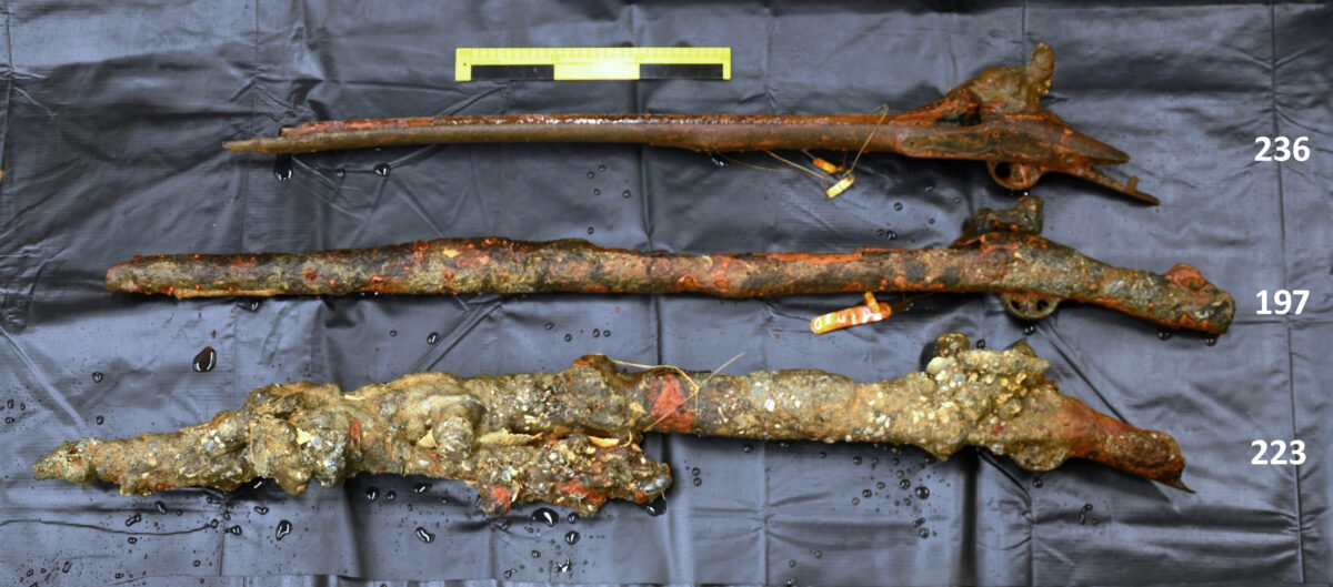 Muskets Added to Wrecked! Exhibit - St Augustine Light House